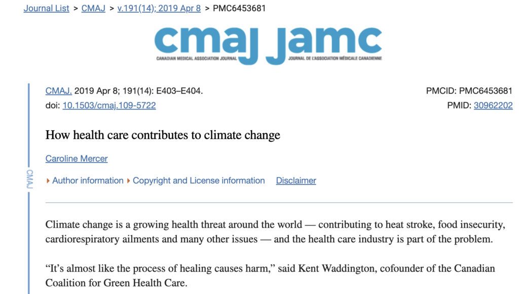 UK Times touts cutting National Health Service (NHS’s) ‘carbon ...