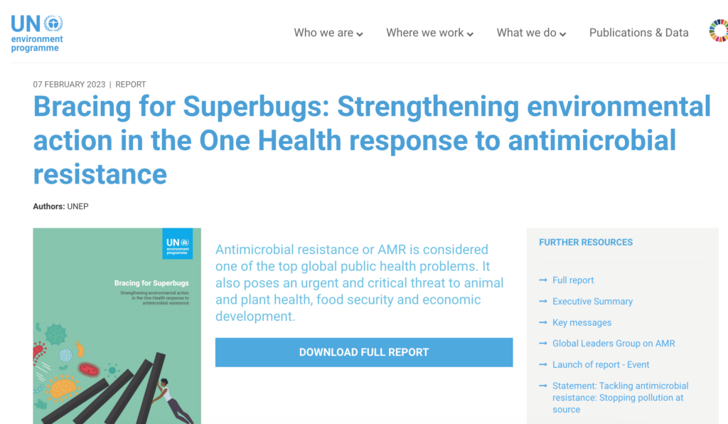 UN Report: Climate change is contributing to the rise of superbugs – UN ...