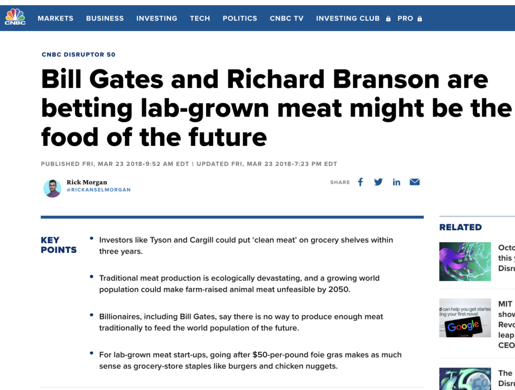 Bill Gates funded Lab-grown meat ‘could be 25 times worse for the ...
