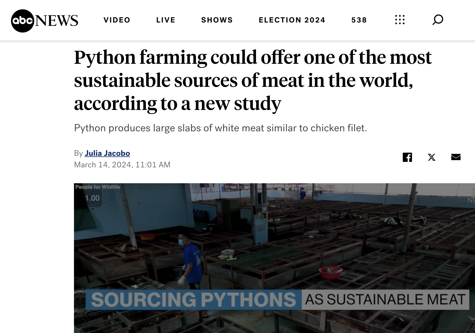 Let them eat–snake?! Python farming could offer one of the most ...