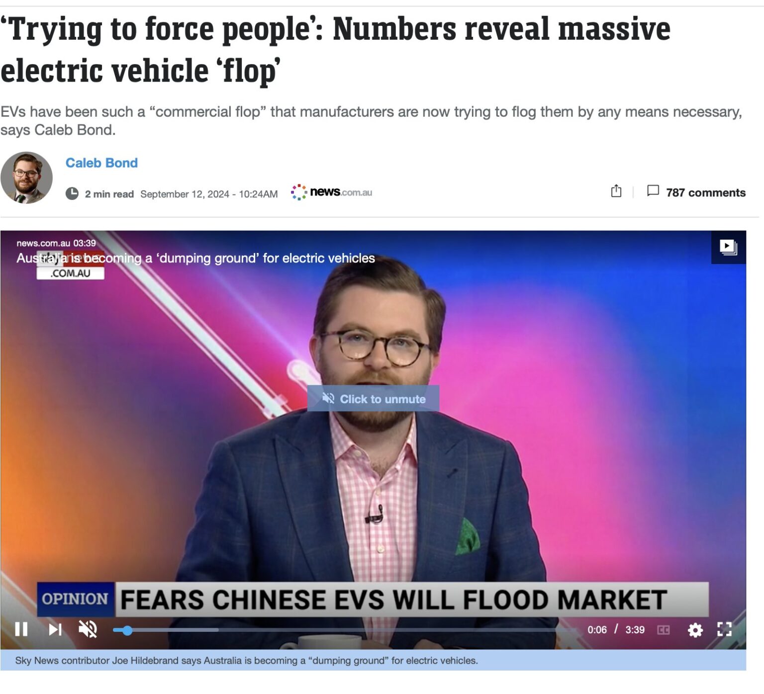 ‘Trying to force people’: Numbers reveal massive electric vehicle ‘flop ...