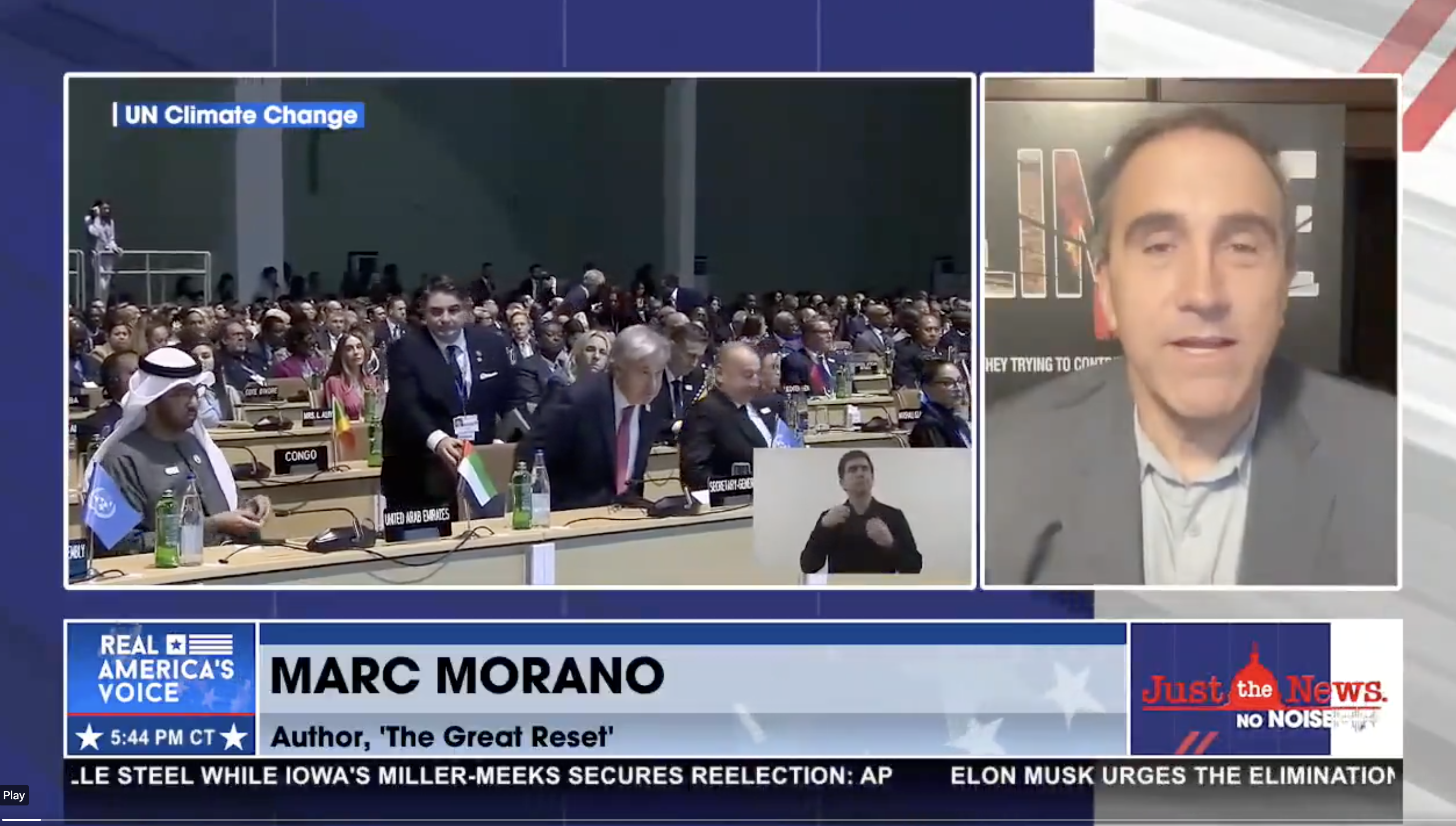 Watch: Morano on Real America’s Voice TV on how UN’s COP29 bilks ...