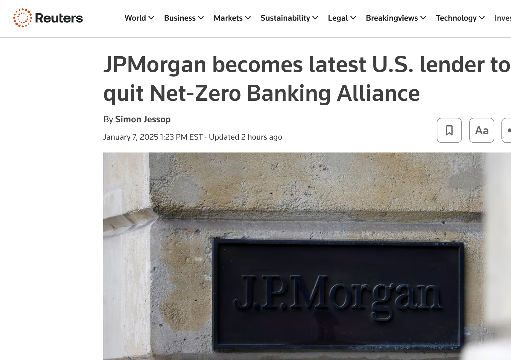 And Then There Were NONE! JPMorgan becomes last of the Big-6 U.S. banks ...