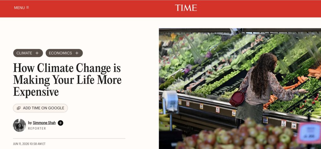 Time Mag Insists ‘Climate Change is Making Your Life More Expensive ...